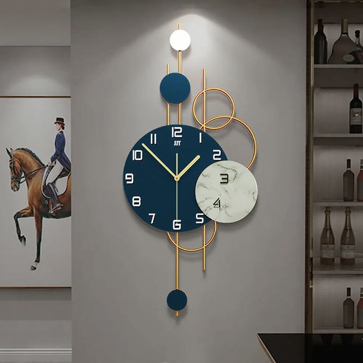 Buy Gorgeous Metal Wall Clock | Peacock Design Metal Wall Clock – Saajawat