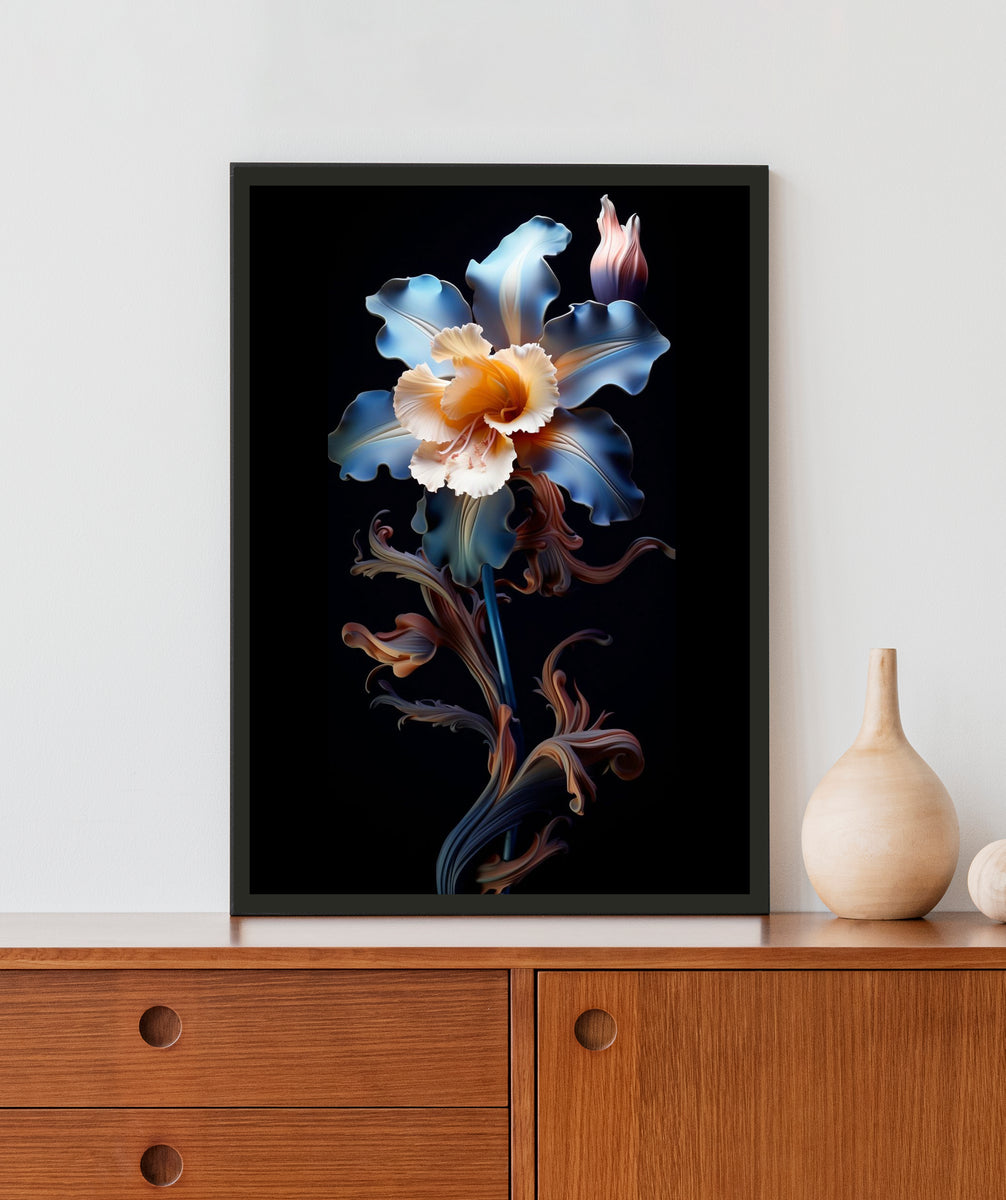 Blooming Flower Acrylic LED Light Wall Art – Saajawat