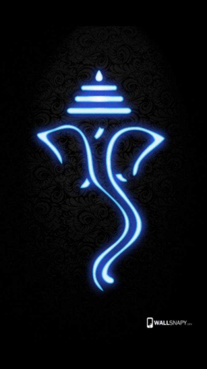LORD GANESHA NEON WALL ART – Saajawat